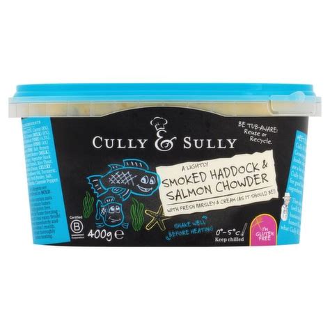 Cully And Sully A Lightly Smoked Haddock And Salmon Chowder 400g Dunnes Stores