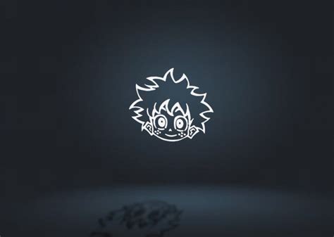 My Hero Academia Deku Decal Sticker Etsy