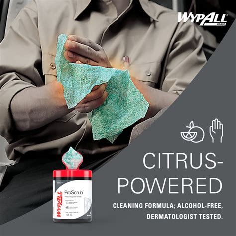 Wypall® Powerclean™ Proscrub™ Heavy Duty Wet Towels 58310 Dual