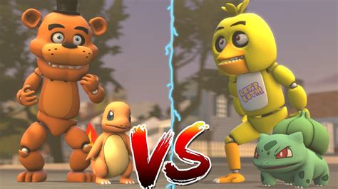 Five Nights At Freddys Animatronic Vs Fnafpokemon Youtube