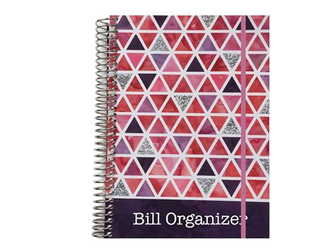 Bill Organizer Bill Folder Household Expenseses Bill Organizer With Pockets Bills Calendar Bill