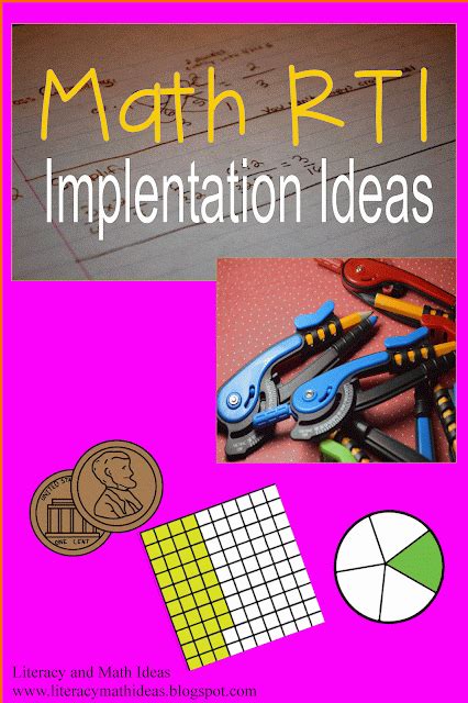 Literacy And Math Ideas Math Rti