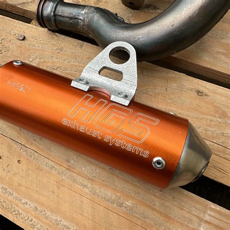 Hgs Exhaust System Ktm Sx50 With Orange Silencer Peak Power 2009 23