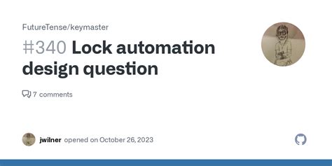 Lock Automation Design Question · Issue 340 · Futuretensekeymaster