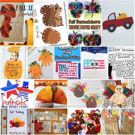 Fun And Easy November Preschool Crafts For Fall
