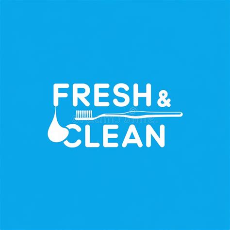 A Logo For Toothpaste And Toothbrush Stock Illustration Illustration