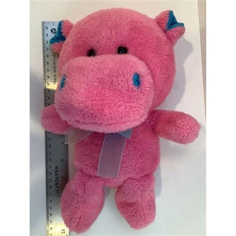 Midwood Brands Toys Midwood Brands Plush Pink Hippopotamus With