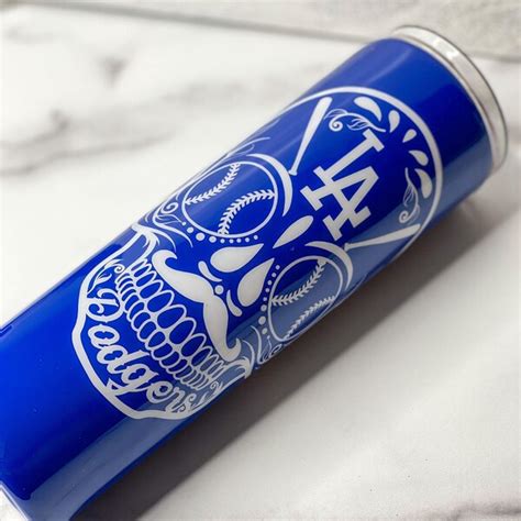 Dodgers Sugar Skull Svg Etsy