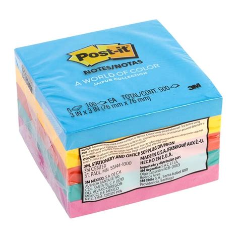 3m Post It Ultra Full Adhesive Notes Memo Cube Only Repositionable Shop Today Get It Tomorrow
