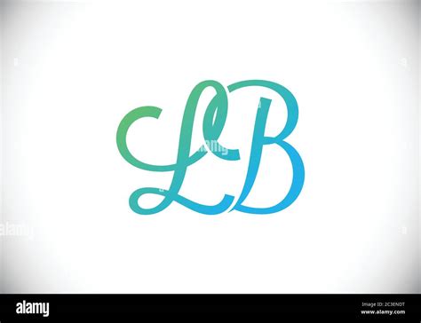 Initial Monogram Letter Lb Logo Design Vector Template L B Letter Logo