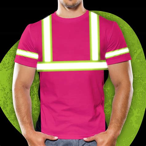 Hi Vis Shirt Reflective Pink Safety Workwear For Women Hi Vis Custom