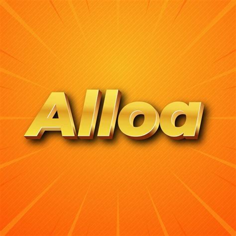 Premium Photo Alloa Text Effect Gold  Attractive Background Card Photo Confetti