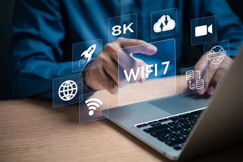 Digital Technology Signal Internet Wifi7 Data Network Communications