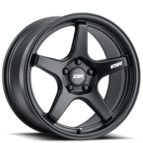 18 Esr Wheels Ap5c Satin Black Jdm Style Rims Esr145 1