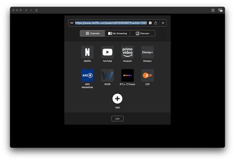 friendly streaming browser