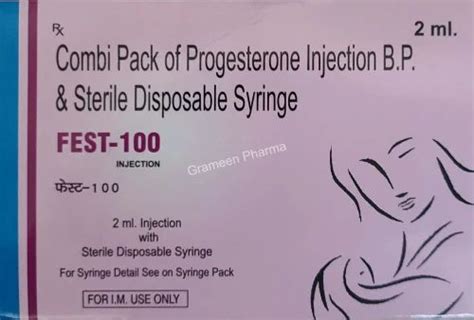 Fest 100 Progesterone Injection Syringe At ₹ 42piece Injection