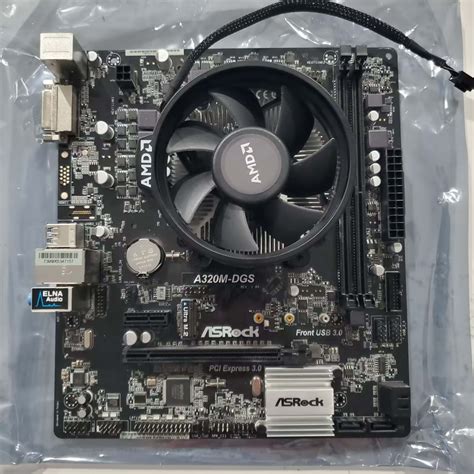 Motherboard Cpu Combo Deal Asrock A320 Dgs Ryzen 3 1200 Stock Cooler Included Jawa