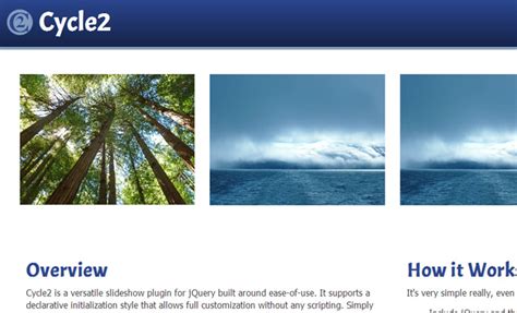 32 open source plugins for assembling image galleries and carousels