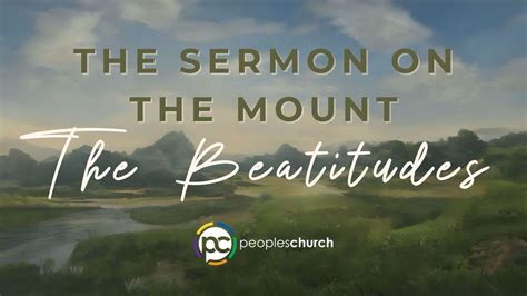 Sermon On The Mount The Beatitudes