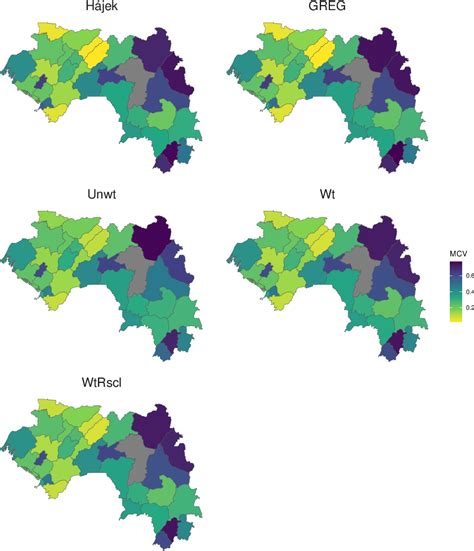 Table 1 From Pseudo Bayesian Unit Level Modeling For Small Area