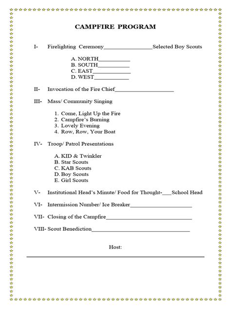 Campfire Program Download Free Pdf Scouting
