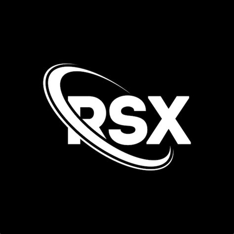 Premium Vector Rsx Logo Rsx Letter Rsx Letter Logo Design Initials Rsx Logo Linked With Circle