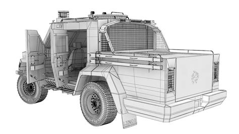 Lenco Bearcat X 3 3d Model Rigged Cgtrader