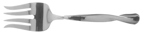 Torsade Stainless Medium Solid Cold Meat Serving Fork By Oneida Silver Replacements Ltd