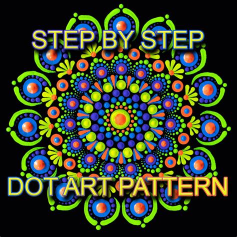 Dot Art Pattern Canvas 31 40 Bundle Downloadable Pdf Mandala