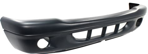 2001 2004 Dodge Durango Front Bumper Cover Primed With Fog Lamp Hole