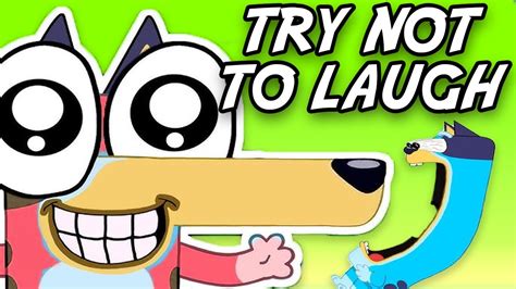 Bluey Mega Try Not To Laugh Funny Moments Youtube