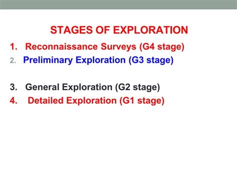 Stages Of Exploration For Classificationpptx