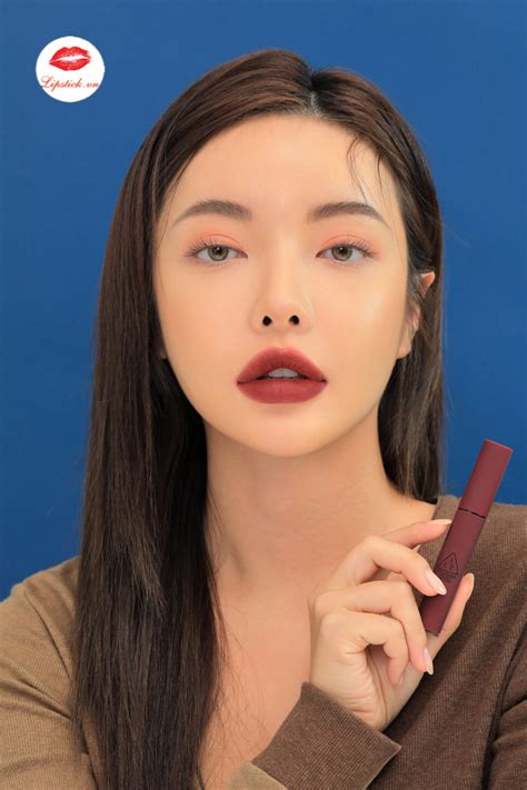 Son 3ce Definition Màu Đỏ Đất Velvet Lip Tint MỚi Cực Hot