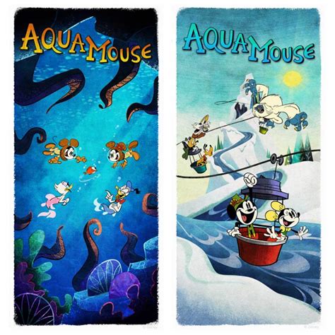 Aquamouse On The Disney Wish Will Rotate Between Two New Animated Shorts Disney Cruise Line
