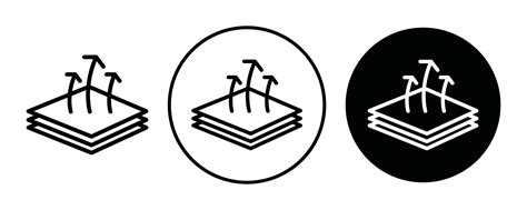 3 Breathable Layers Outline Icon Collection Or Set 3 Breathable Layers Thin Line Art 47697474