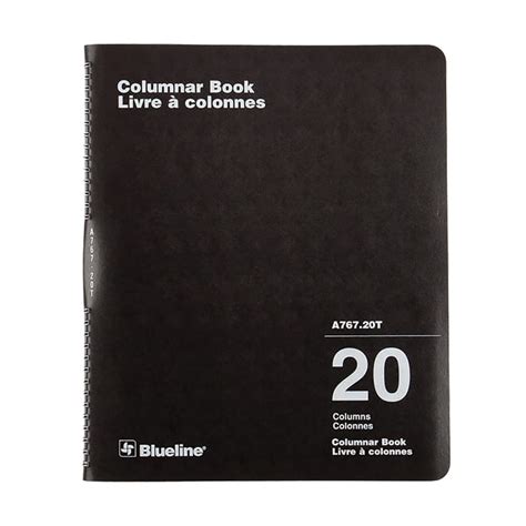 Columnar Book Wire 80 Page White 12 14 X 10 20 Column Whitebird