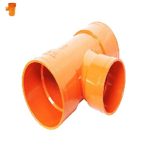 S 600 Biopipe Pvc Orange Sanitary Reducer Wye Tee Coupling Reducer 2x3 2x4 3x4