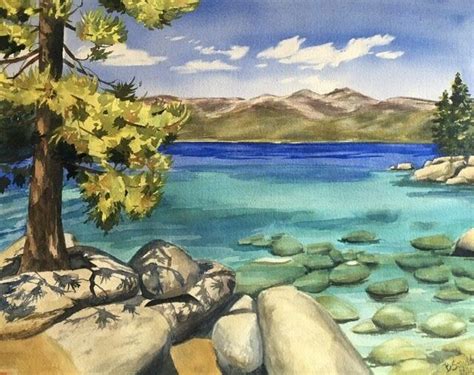 17 Lake Tahoe Art Ideas Lake Tahoe Tahoe Lake