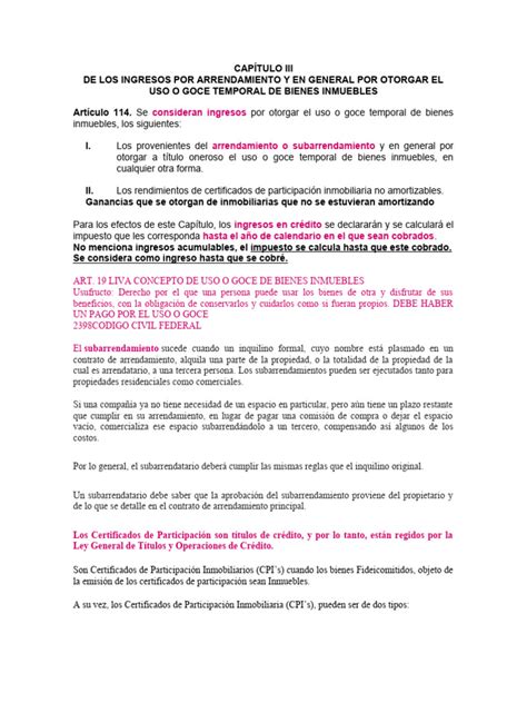 Art 114 116 Pdf Interés Impuestos