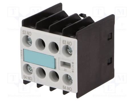 3rh1911 1fa20 Siemens Auxiliary Contacts Size S00 Screw Terminals