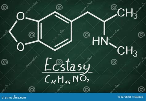 Mdma Xtc E Ecstasy Party Drug Molecule Full Chemical Name Is 34