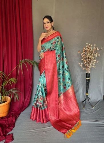 Banarasi Silk Zari Manjulika Pure Kanchipuram Border With Digital