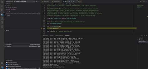 Debugging With Visual Studio Code — Isaac Sim Documentation