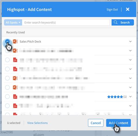 Highspot Integration Adobe Marketo Engage