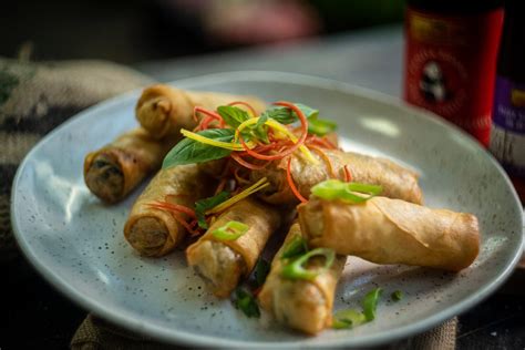Vegetable Spring Rolls Asian Inspirations