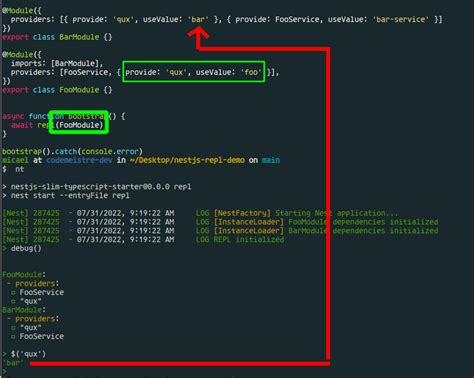 9xx Duplicate Provider Names Dont Get Shown In Repl Debug Function · Issue 9893 · Nestjs