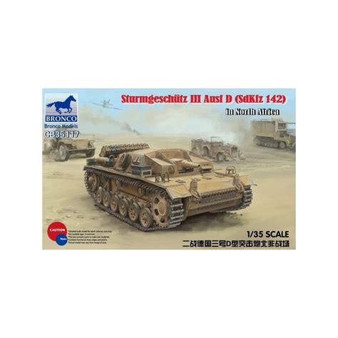 Bronco Stug Iii Ausfd Sdkfz142 In North Africa
