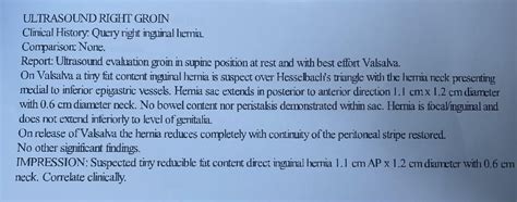 Ultrasound Report For Inguinal Hernia Can Some Translate Rhernia