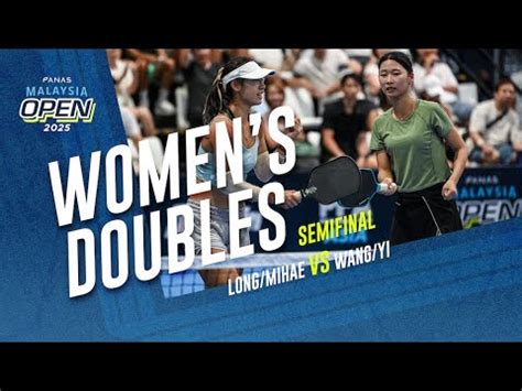 Longmihae Vs Wangyi Womens Doubles Semifinal Panas Malaysia Open