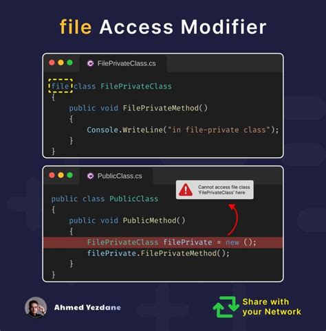 How To Use File Access Modifier In C 11 For Better Code Organization
